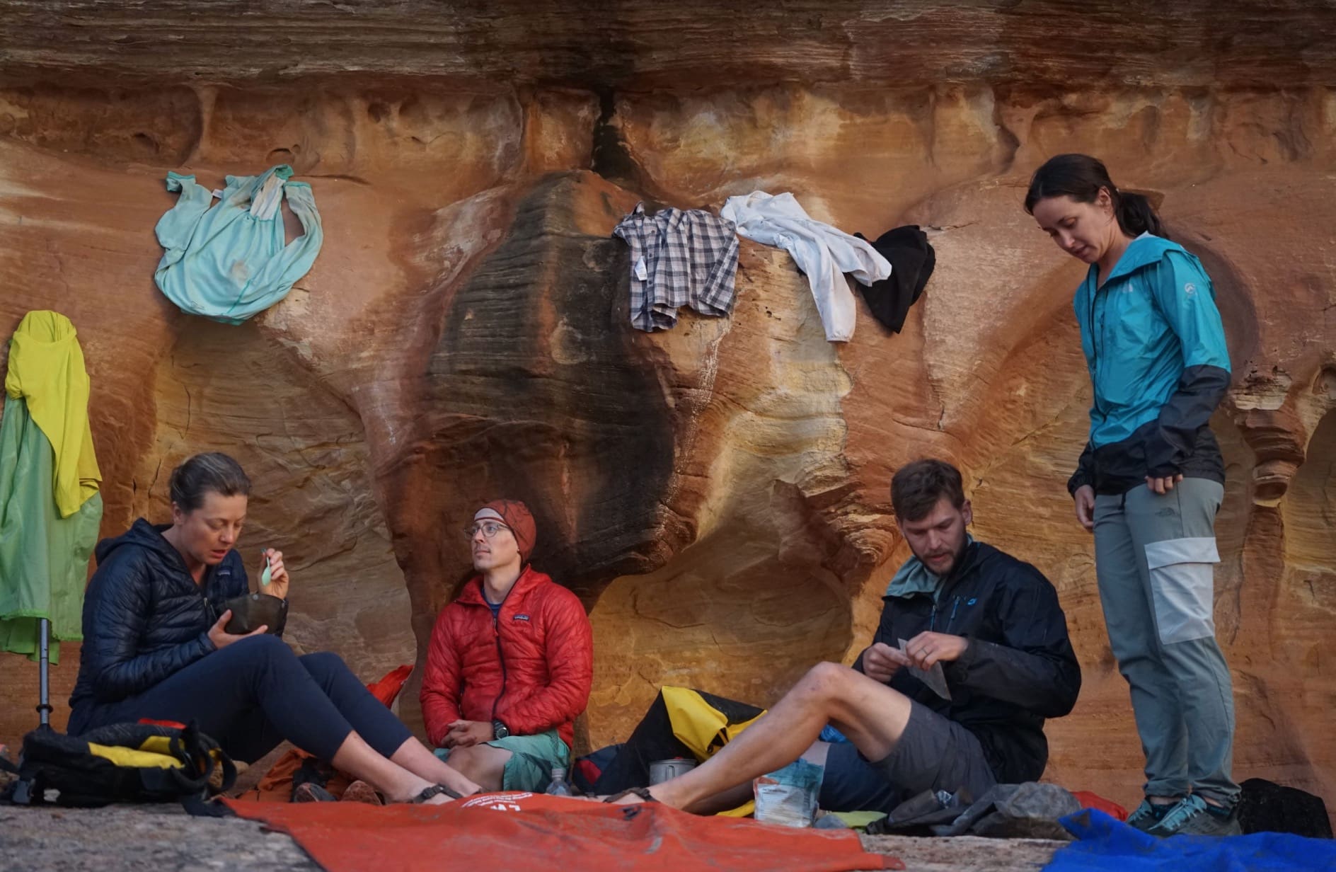 WATCH: Hikers Hide Under Cave During Canyonlands Flash Flood