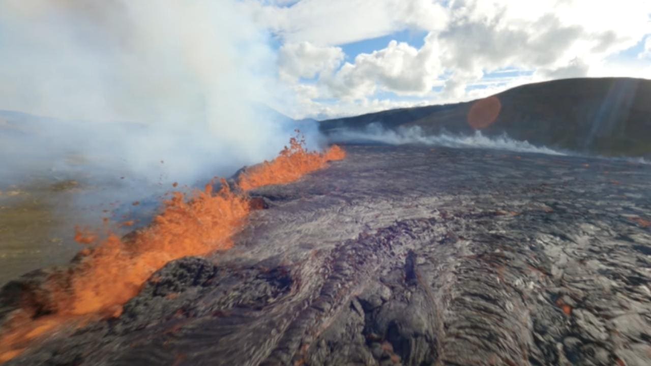 Immaculate Drone Footage Of Icelandic Volcano (Watch)