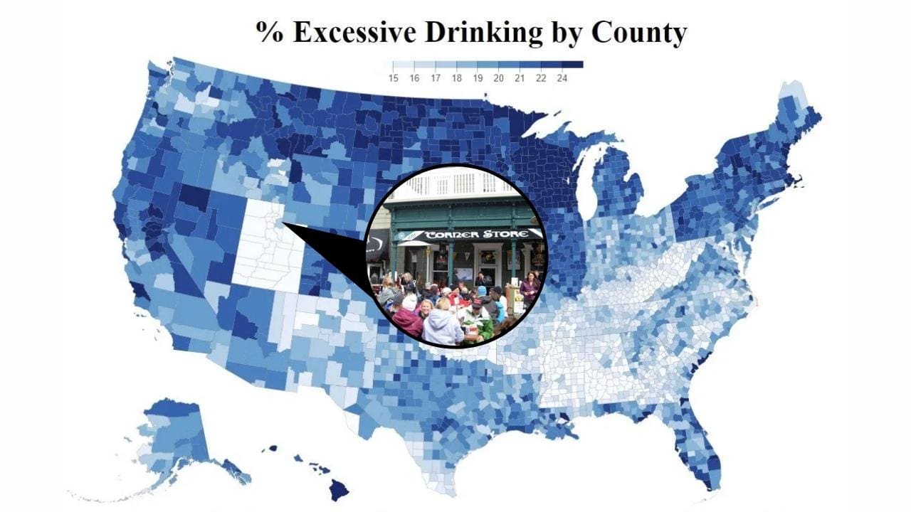 Breaking Down The ‘Excessive Drinking Map’ From A Skier’s Perspective
