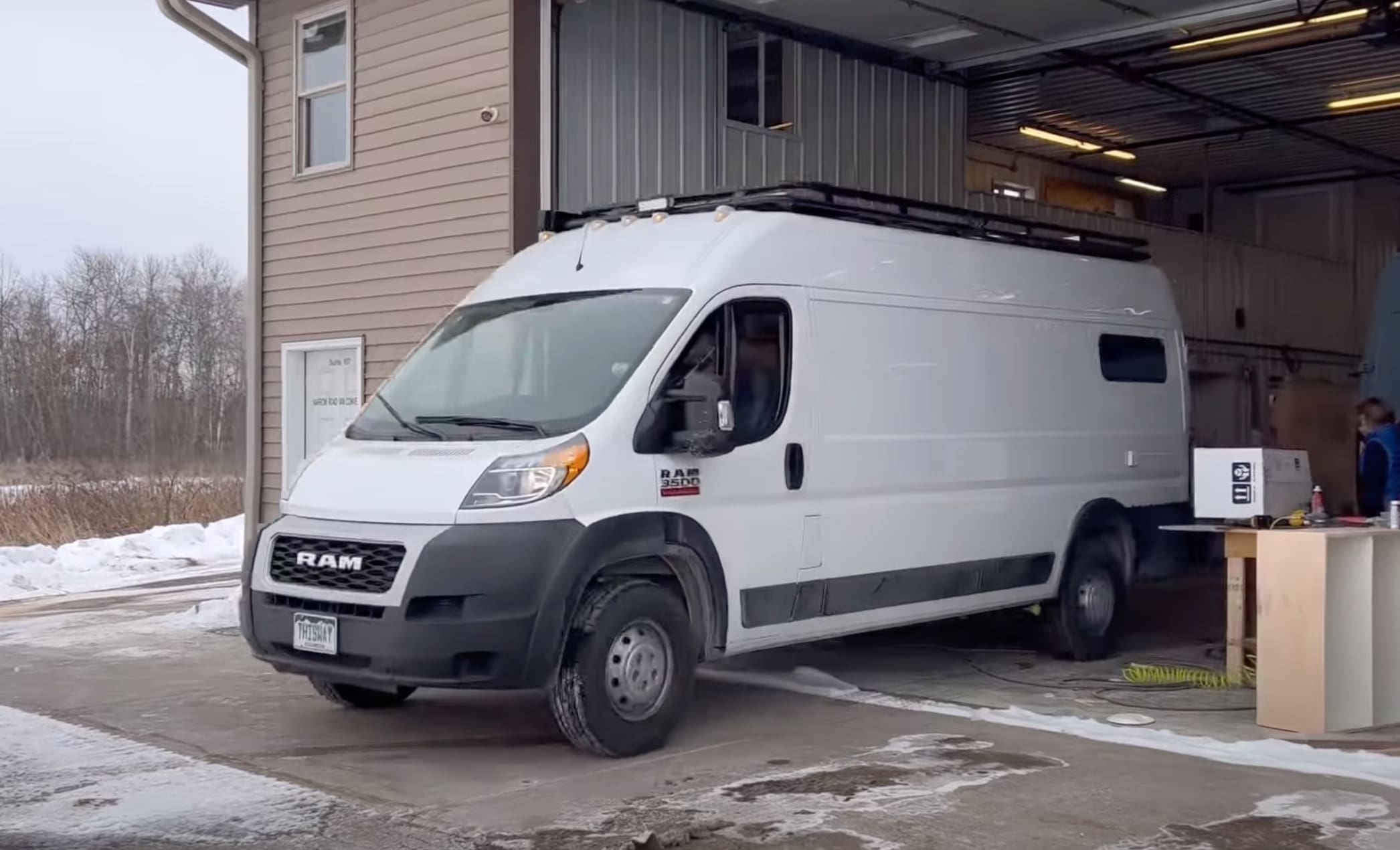 Ski Chalet On Wheels…Custom Built Ram ProMaster 3500 Extended High Top