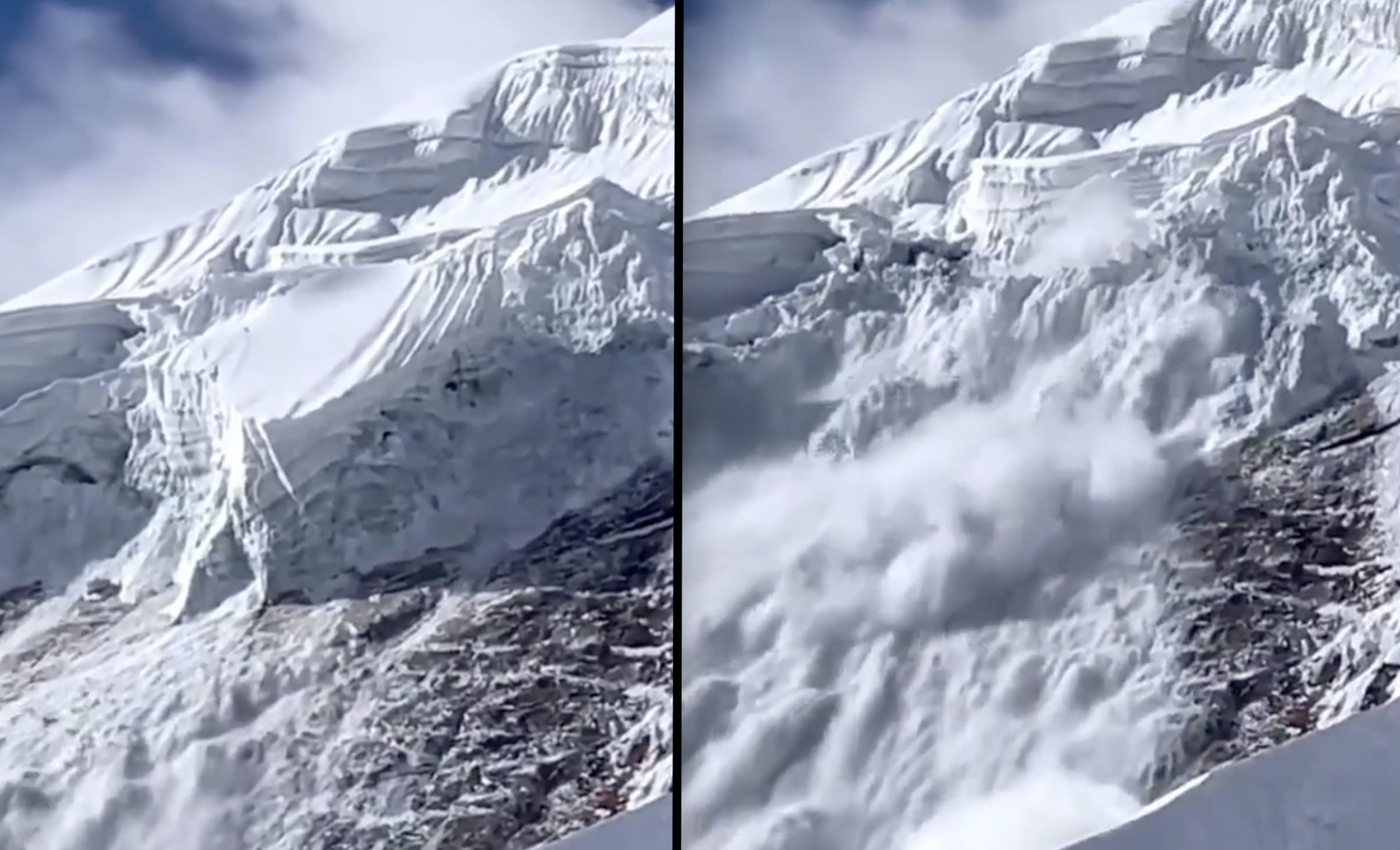 Massive Serac Collapse On Mt Everest Caught on Camera | Unofficial Networks