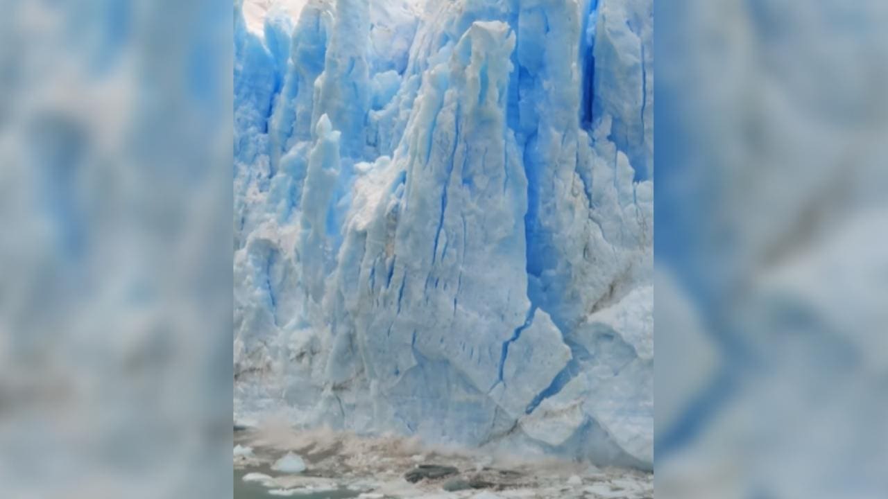WATCH: Gigantic Ice Chunk Falls Off Glacier