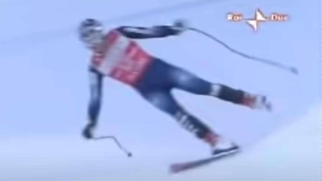 Remember When Bode Miller Skied A Downhill Course On One Ski?