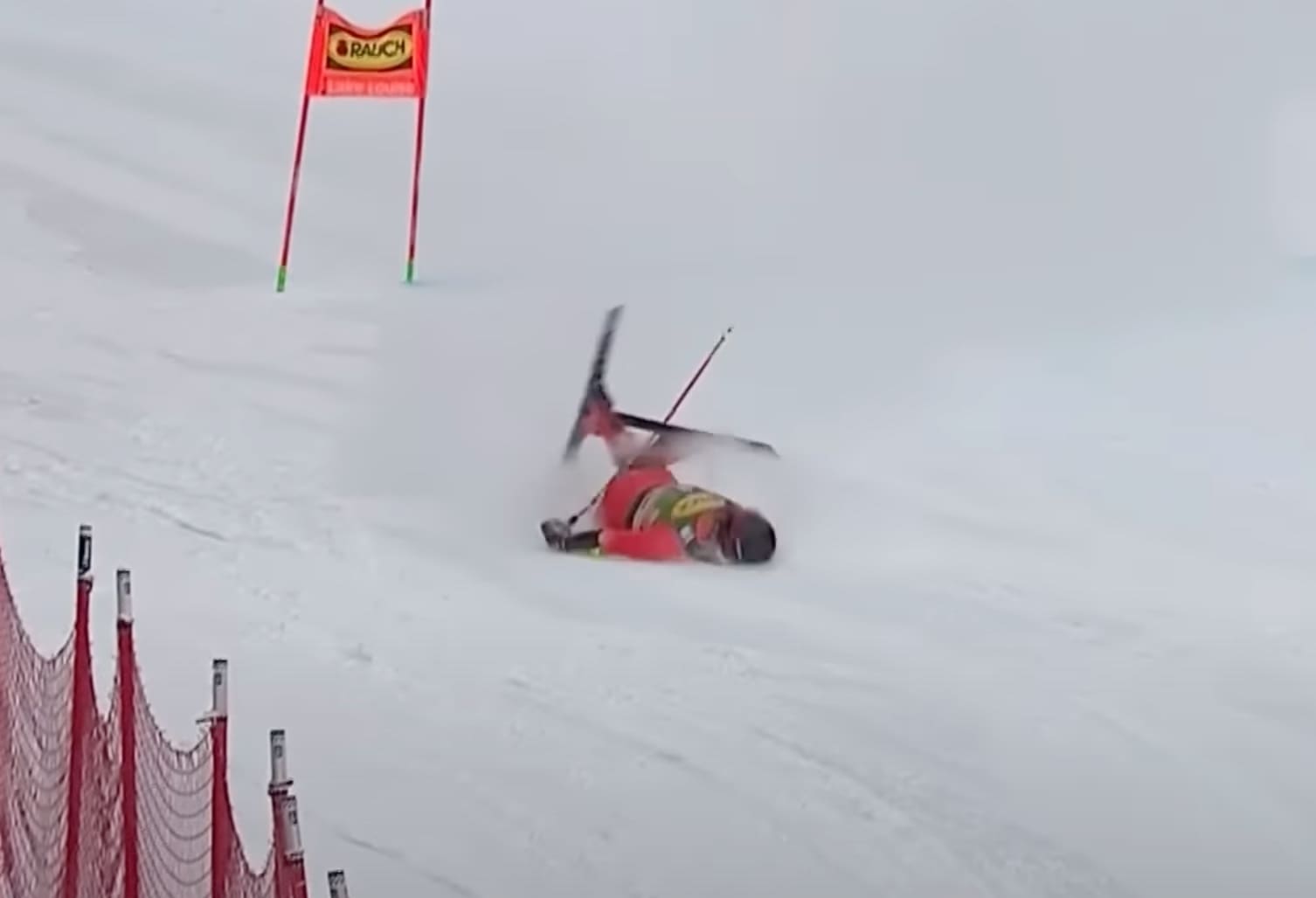 VIDEO: Swiss Ski Racer Knocked Unconscious In Nasty Fall @ Lake Louise ...