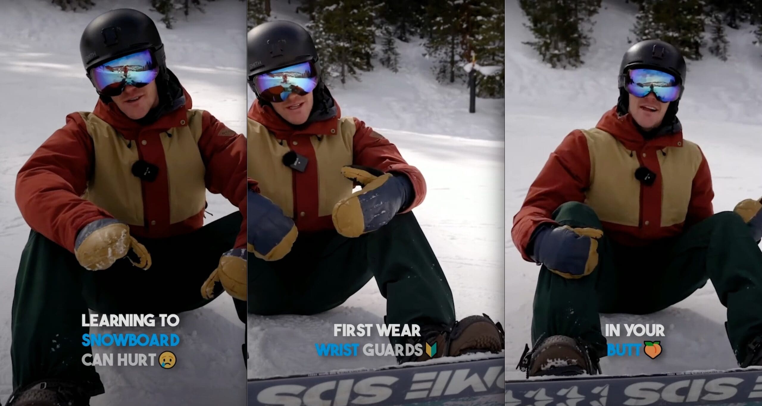 How To Avoid Wrist Fractures As A Beginner Snowboarder