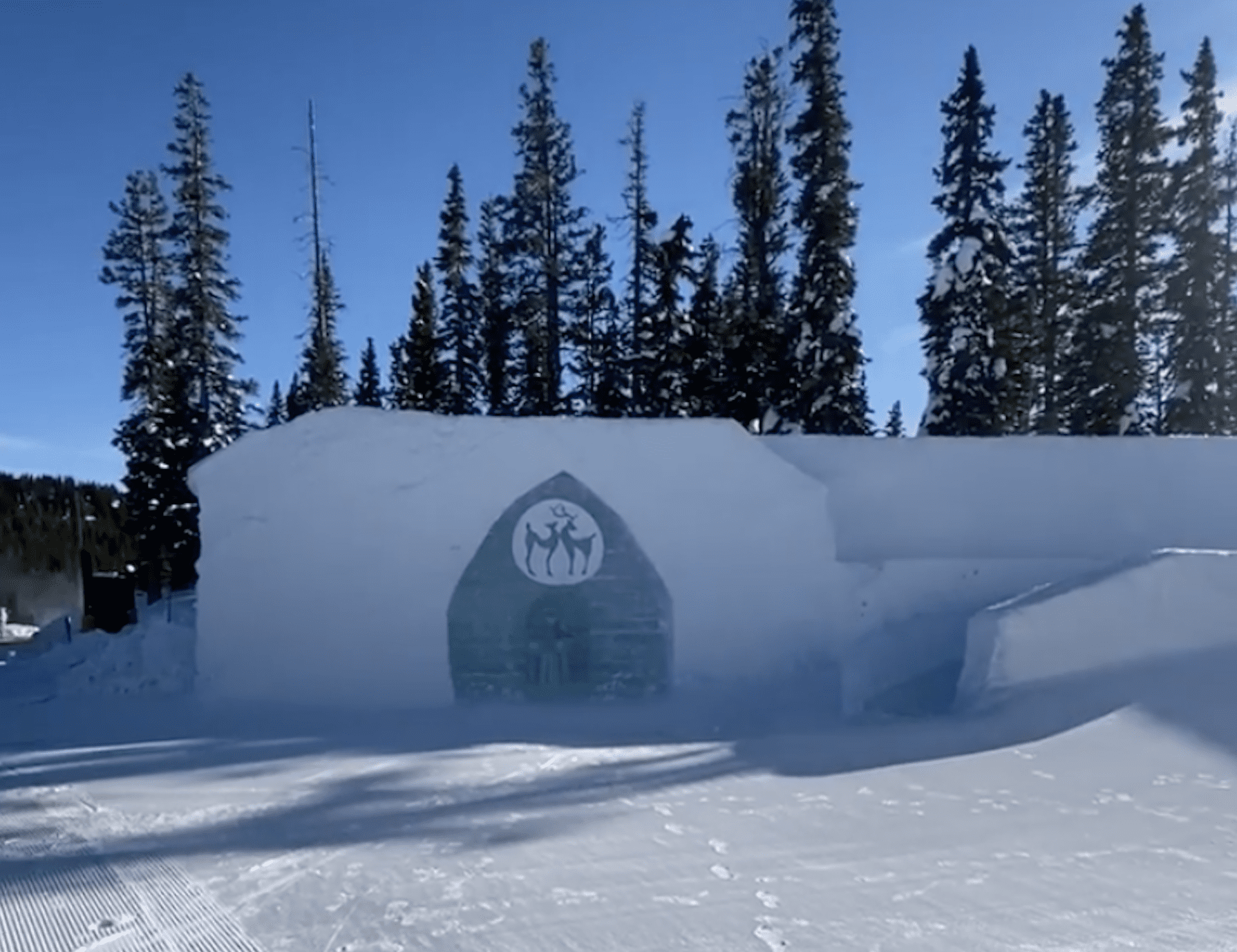 WATCH: Building Keystone Resort’s Massive Mountaintop Snow Fort
