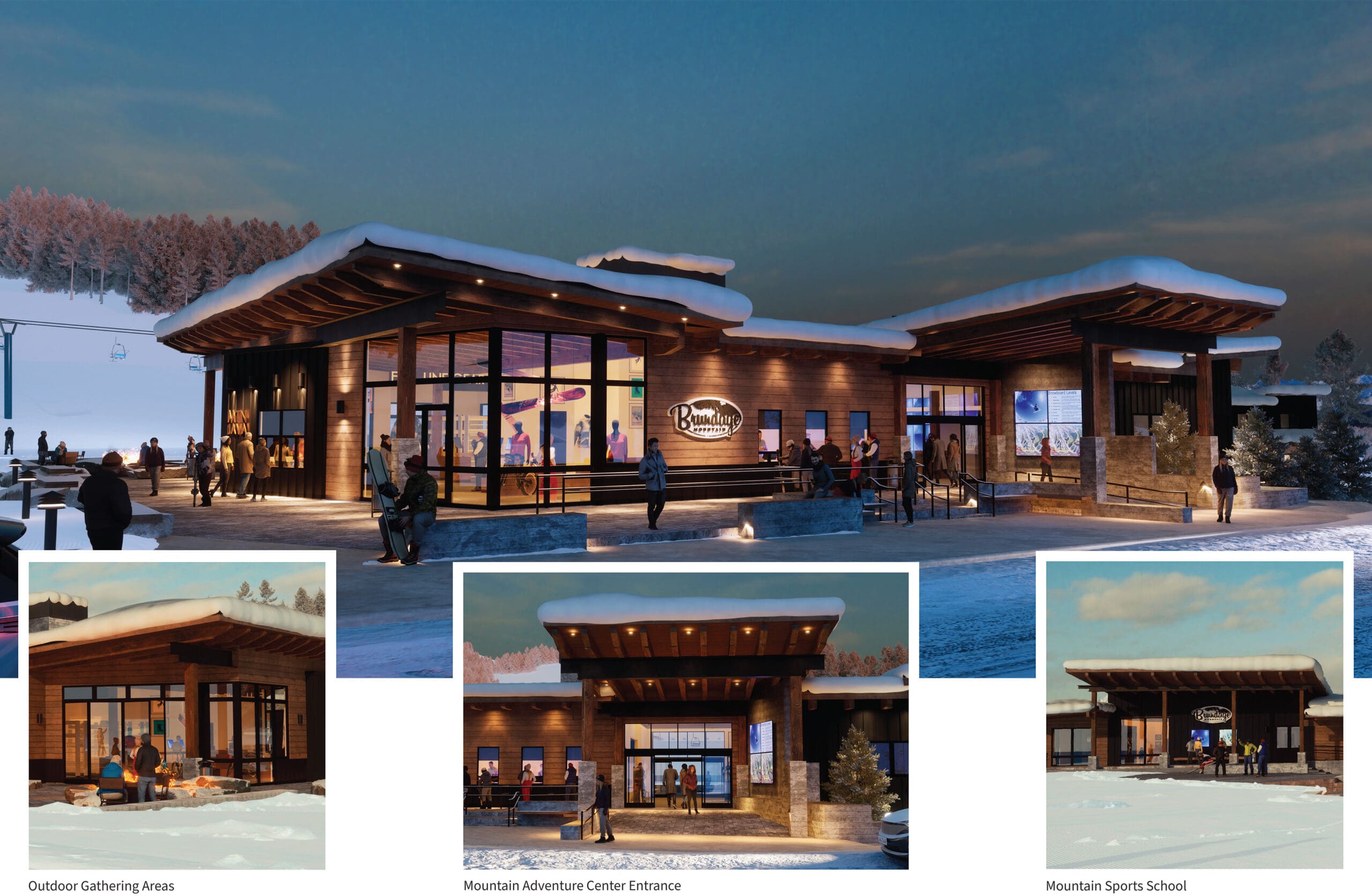 Brundage Mountain Completes First Phase of Base Area Construction
