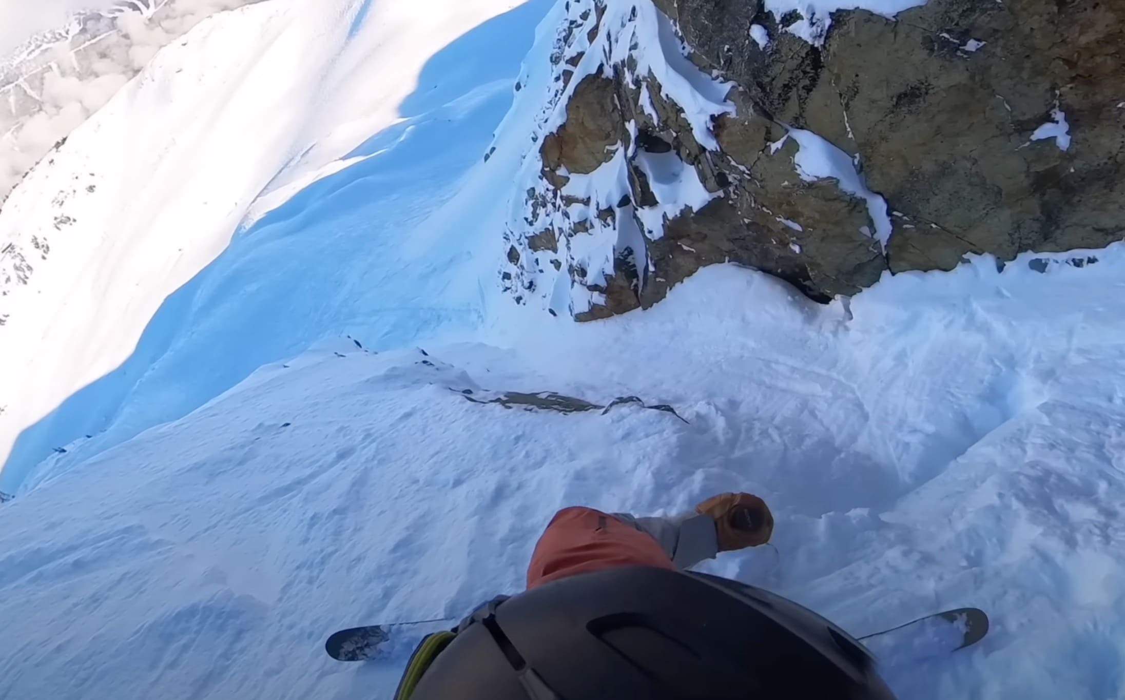 THE COFFIN…Skiing Whistler’s Famed Straight Line Chute