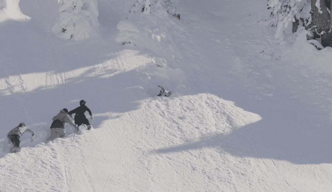 WATCH: Skier Shows Why “No Friends On A Powder Day” Is A Bad Rule