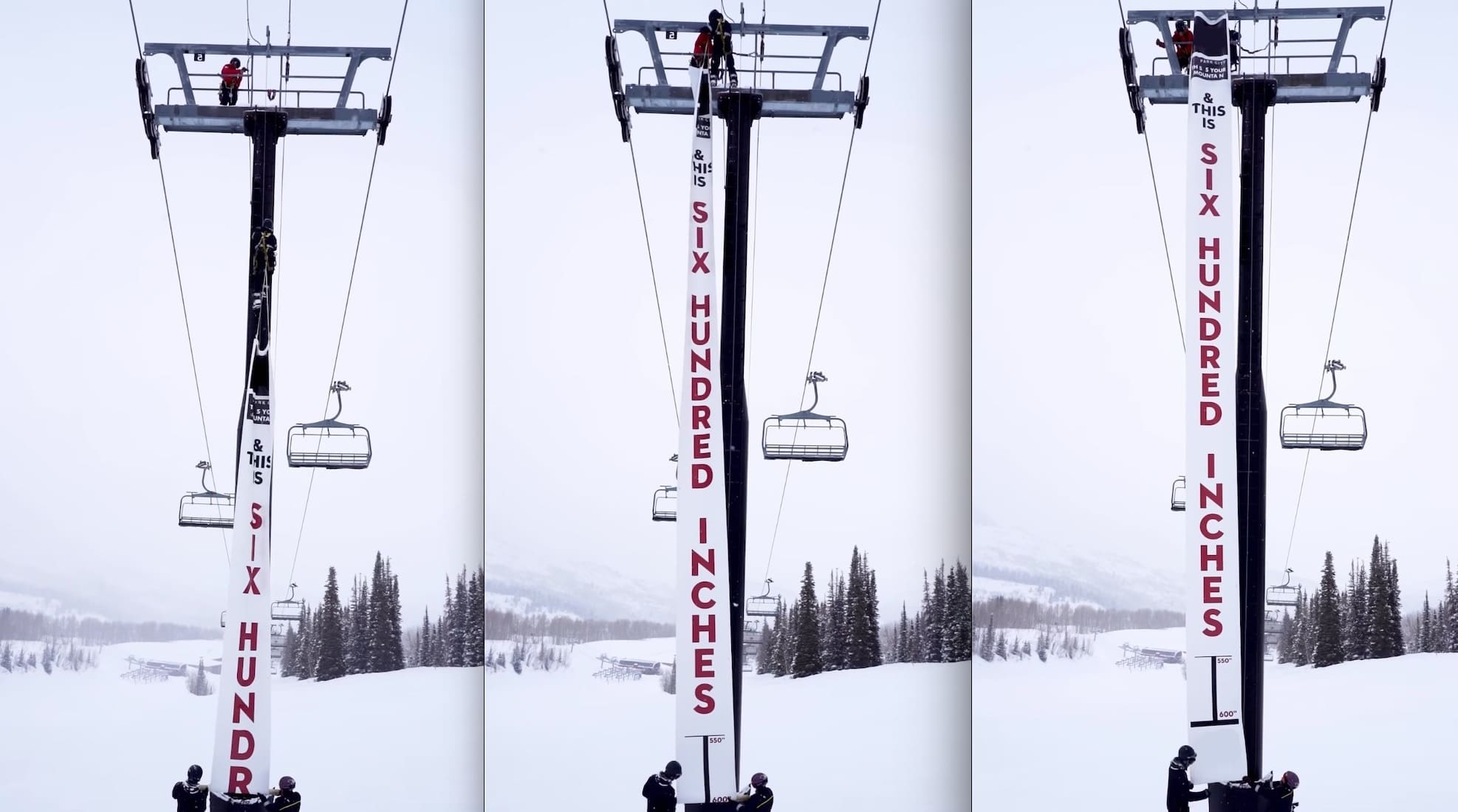 VIDEO: This Is What 600 Inches of Snow Looks Like