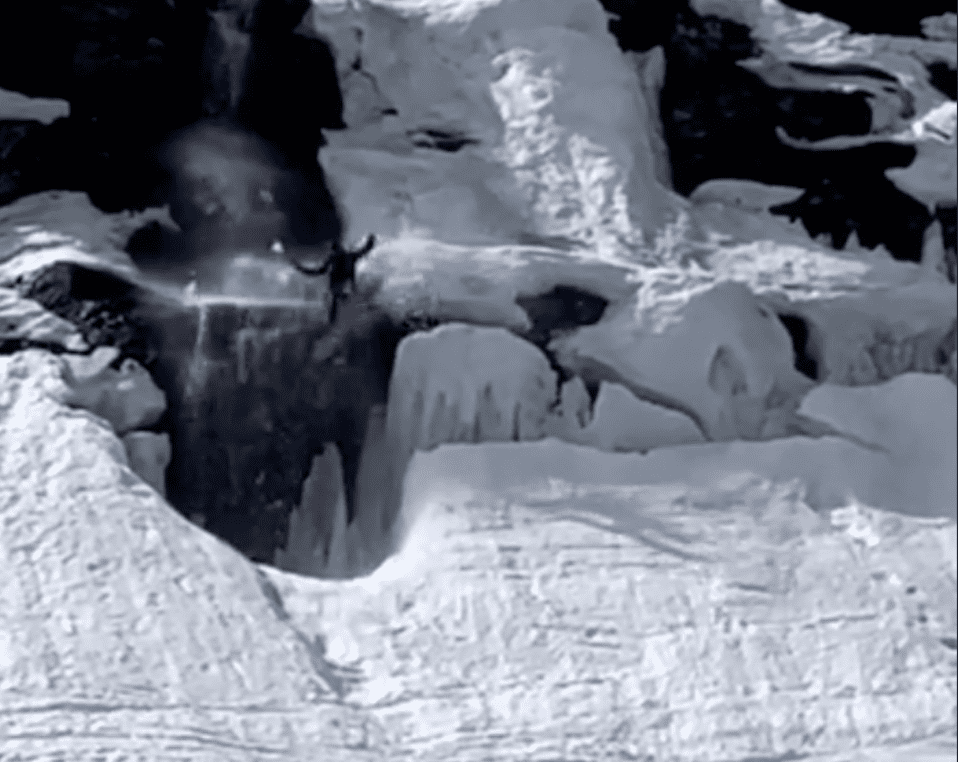 Inside The 12 Foot Hole That Devoured Snowboarder On Tuckerman Ravine