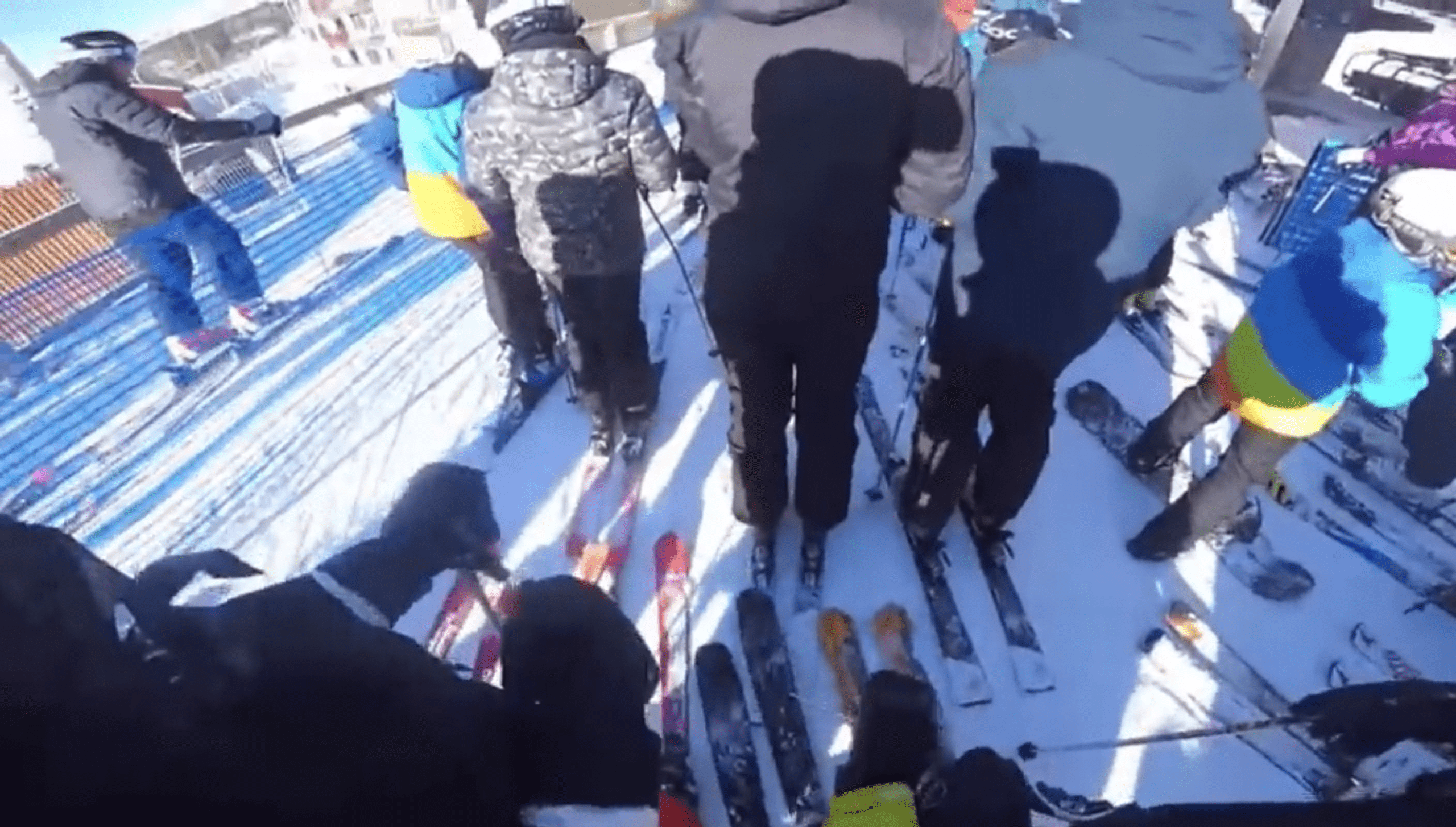 WATCH: WORST Skier In The World Cuts Through Entire Lift Line