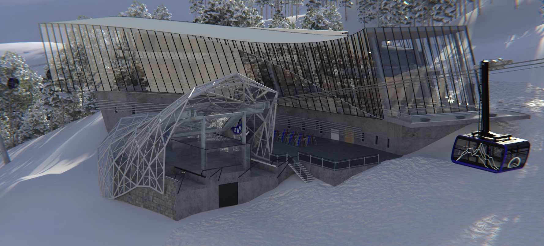 Sneak Peek At Big Sky’s New 75-Person Tram While Under Construction