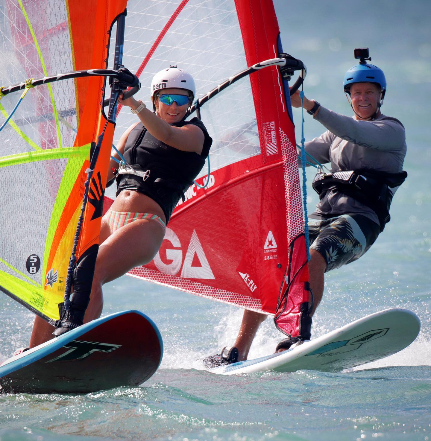 Mikaela Shiffrin Enjoys Off Season Windsurfing in Maui